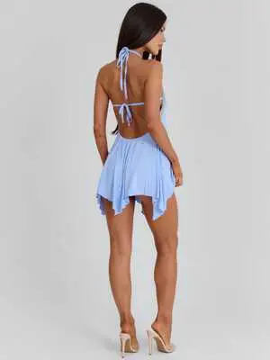 OUTCAST Milagros Mini Dress - Blue