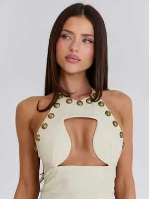 OUTCAST Orlena Mini Dress Ivory