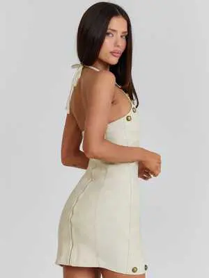 OUTCAST Orlena Mini Dress Ivory