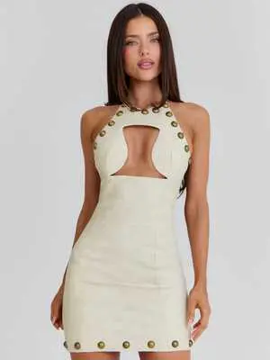 OUTCAST Orlena Mini Dress Ivory