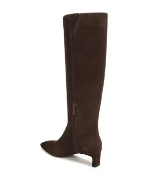 Vince Lilith Tall Wide Calf Boots - Cacao Brown