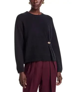 Bloomingdale'S Hardware Crewneck Cashmere Sweater, Exclusive - Black