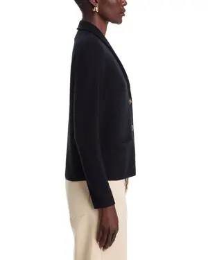 Bloomingdale'S Button Front Cashmere Blazer, Exclusive - Black