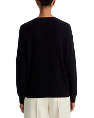 Bloomingdale'S Rhinestone V-neck Sweater