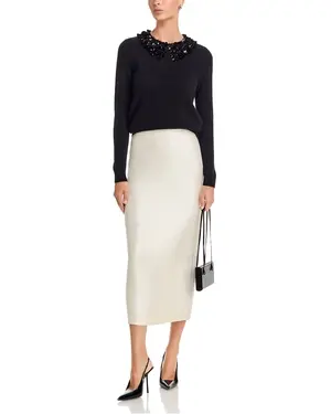 Bloomingdale'S Embellished Crewneck Sweater
