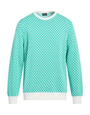 DRUMOHR Sweater Camel Size Cotton, Linen - Green