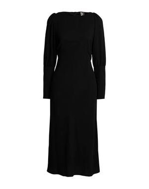 INES DE LA FRESSANGE PARIS Midi Dress Size Polyester - Black