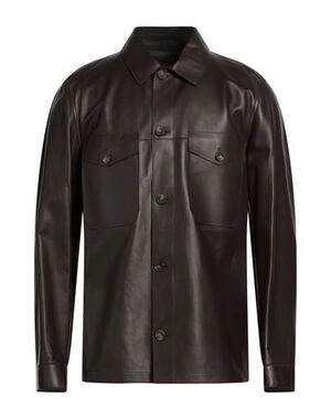 TOD'S Jacket Dark Size Lambskin - Brown