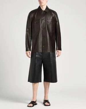 TOD'S Jacket Dark Size Lambskin