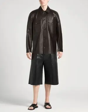 TOD'S Jacket Dark Size Lambskin
