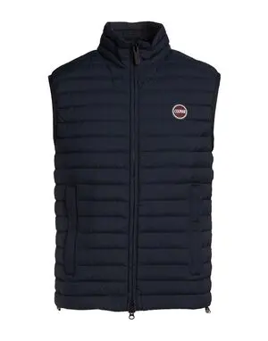 COLMAR Quilted Polyamide Vest With Duck Down Filling - Midnight Blue