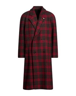 LARDINI Coat Dark Size Virgin Wool - Brown