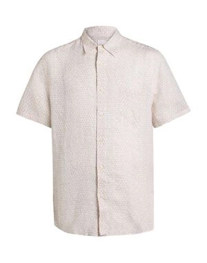 120% Lino Shirt Size Linen - Beige