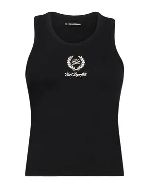 Karl Lagerfeld Organic Cotton Blend Tank Top
