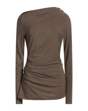 Brunello Cucinelli T-shirt Size Wool, Viscose, Elastane, Brass - Khaki
