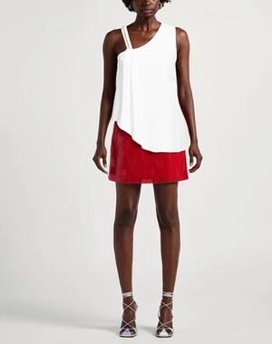 Liu Jo Top Size Acetate, Silk - White