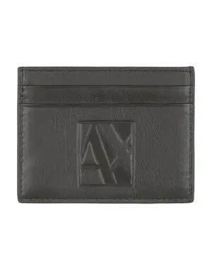 Armani Exchange Cardholder Dark Ovine Leather