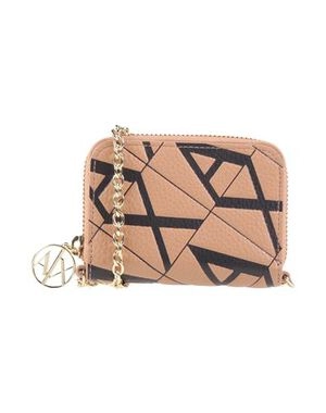 Armani Exchange Crossbody Wallet Polyester - Beige