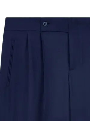 Giorgio Armani Trousers Oversized Fit In Fluid Virgin Wool