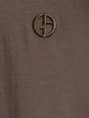 Giorgio Armani Embroidered-logo T-shirt
