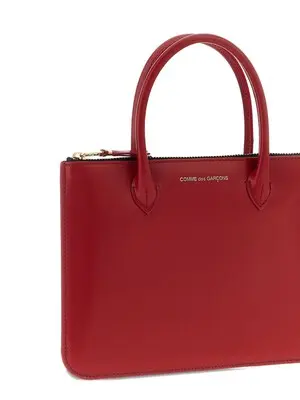 Comme Des Garçons Leather Mini Bag - Red