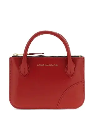 Comme Des Garçons Leather Credit Card Case - Red