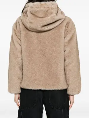 Herno Faux Fur Bomber Jacket
