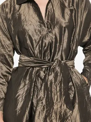 DANIELA GREGIS Silk Midi Dress