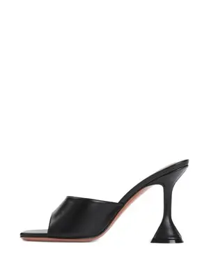 Amina Muaddi Lupida Leather Mules