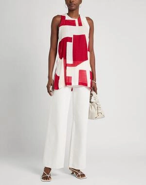 Alpha Studio Top Brick Size Viscose, Linen