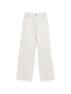 Loewe Anagram Baggy Jeans - White