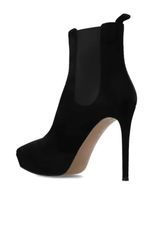 GIANVITO ROSSI Suede Platform Ankle Boots