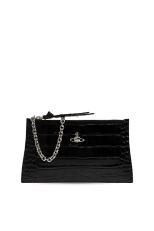 VIVIENNE WESTWOOD Clutch With ‘small’ Logo - Black