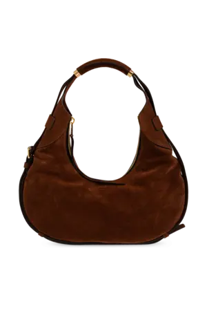 Moschino Suede Bag - Brown