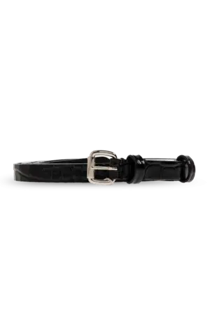 VIVIENNE WESTWOOD Leather Belt - Black