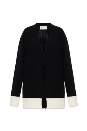AMI Paris Wool Cardigan - Black