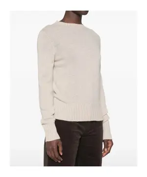 ARAGONA Ribbed-trim Crew Neck Sweater