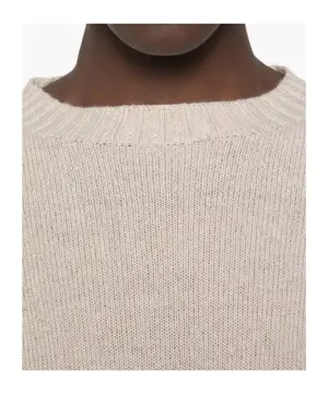ARAGONA Ribbed-trim Crew Neck Sweater