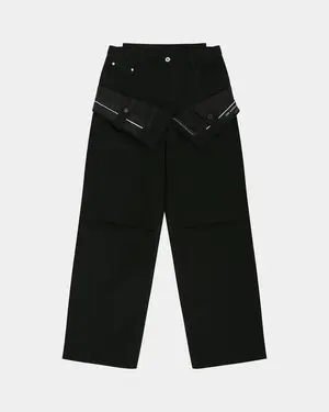 Andersson Bell Double-belted Wide-leg Pants