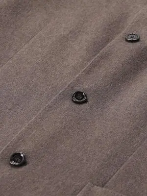 LARDINI Single Breasted Jacket With Stand Collar