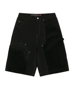 Andersson Bell Patchwork Cargo Shorts - Black