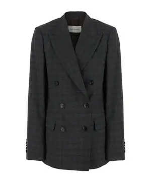 Dries Van Noten Double-breasted Blazer - Brown