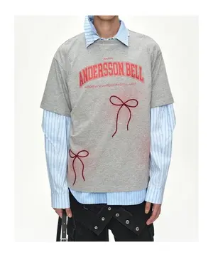 Andersson Bell Ribbon Embroidery Printed T-shirt