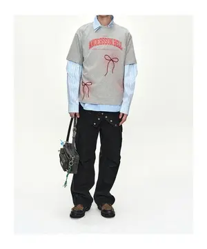 Andersson Bell Ribbon Embroidery Printed T-shirt