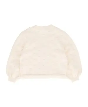 Stella McCartney Bobble-knit Frayed Cardigan