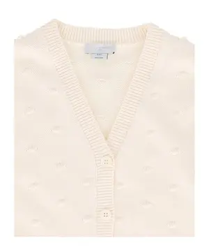 Stella McCartney Bobble-knit Frayed Cardigan