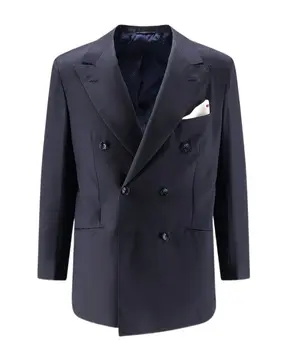 Kiton Double-breasted Peak-lapel Suit - No