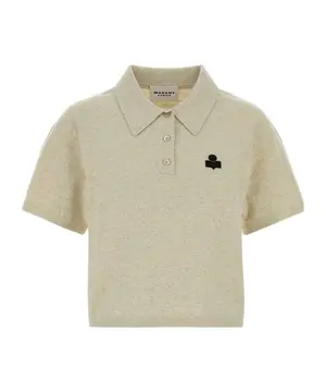 Isabel Marant Étoile Short-sleeved Polo Shirt - Nude