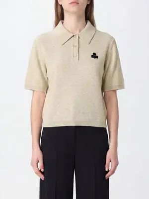 Isabel Marant Étoile Althea Polo Top - Nude