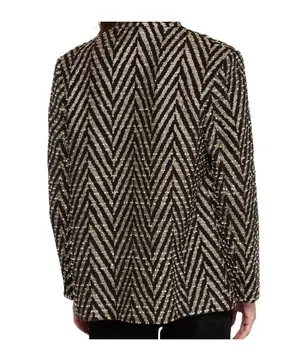 FORTE_FORTE Chevron-jacquard Jacket